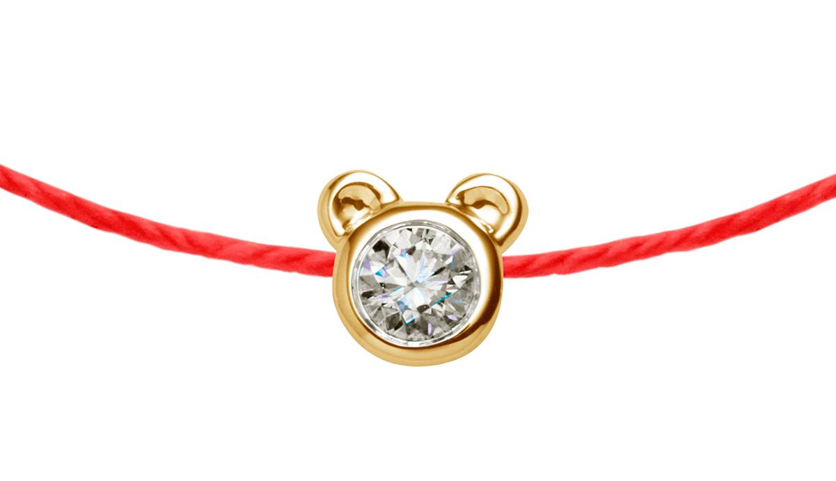 Redline Paris - Mini Pure Bear 儿童黄金手镯 - Redline